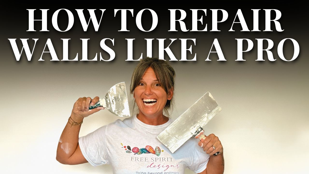 How to Repair Walls like a Pro - Free Spirit Bundle | Home Decor ...
