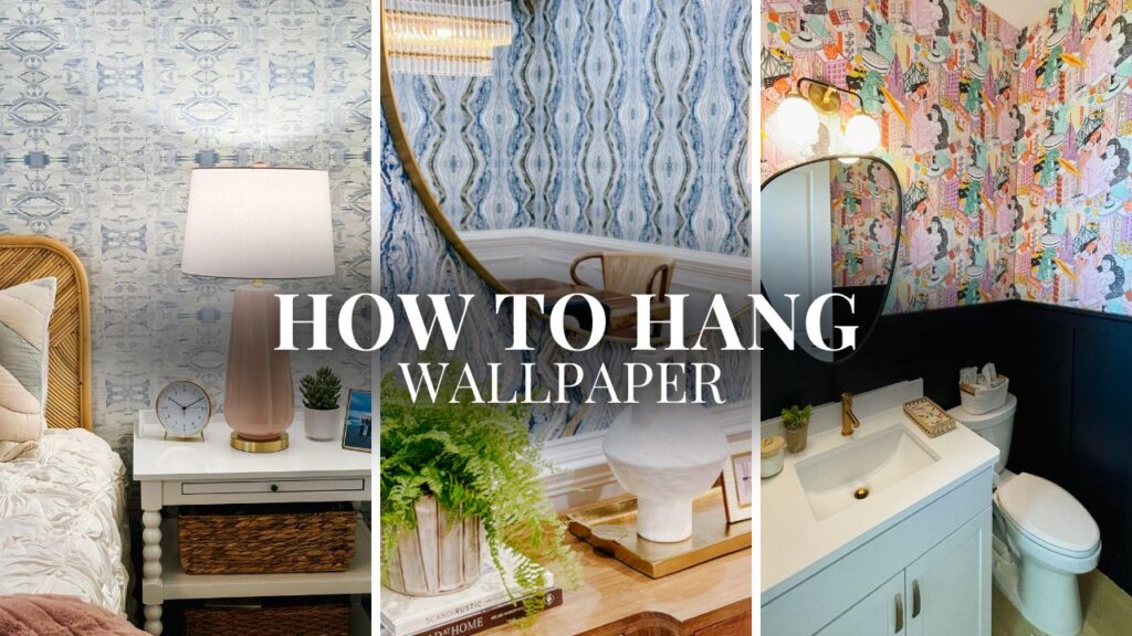 How to Hang Wallpaper Over Wallpaper - Free Spirit Bundle | Home Decor ...